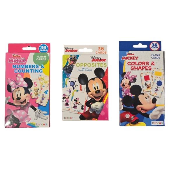 Disney | Toys | New Disney Junior Flash Card Bundle | Poshmark